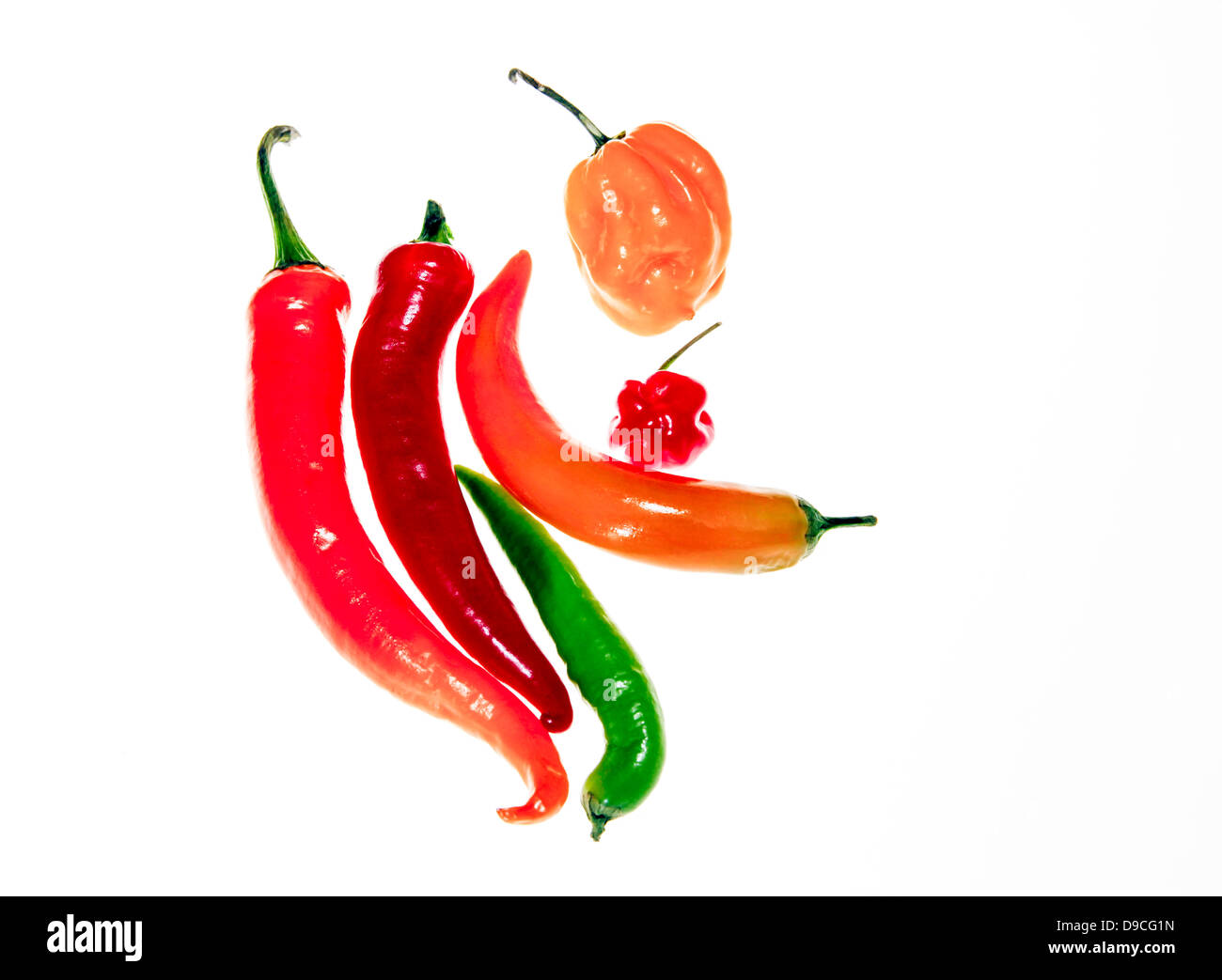 Piment chili Cut Out Stock Images & Pictures - Alamy