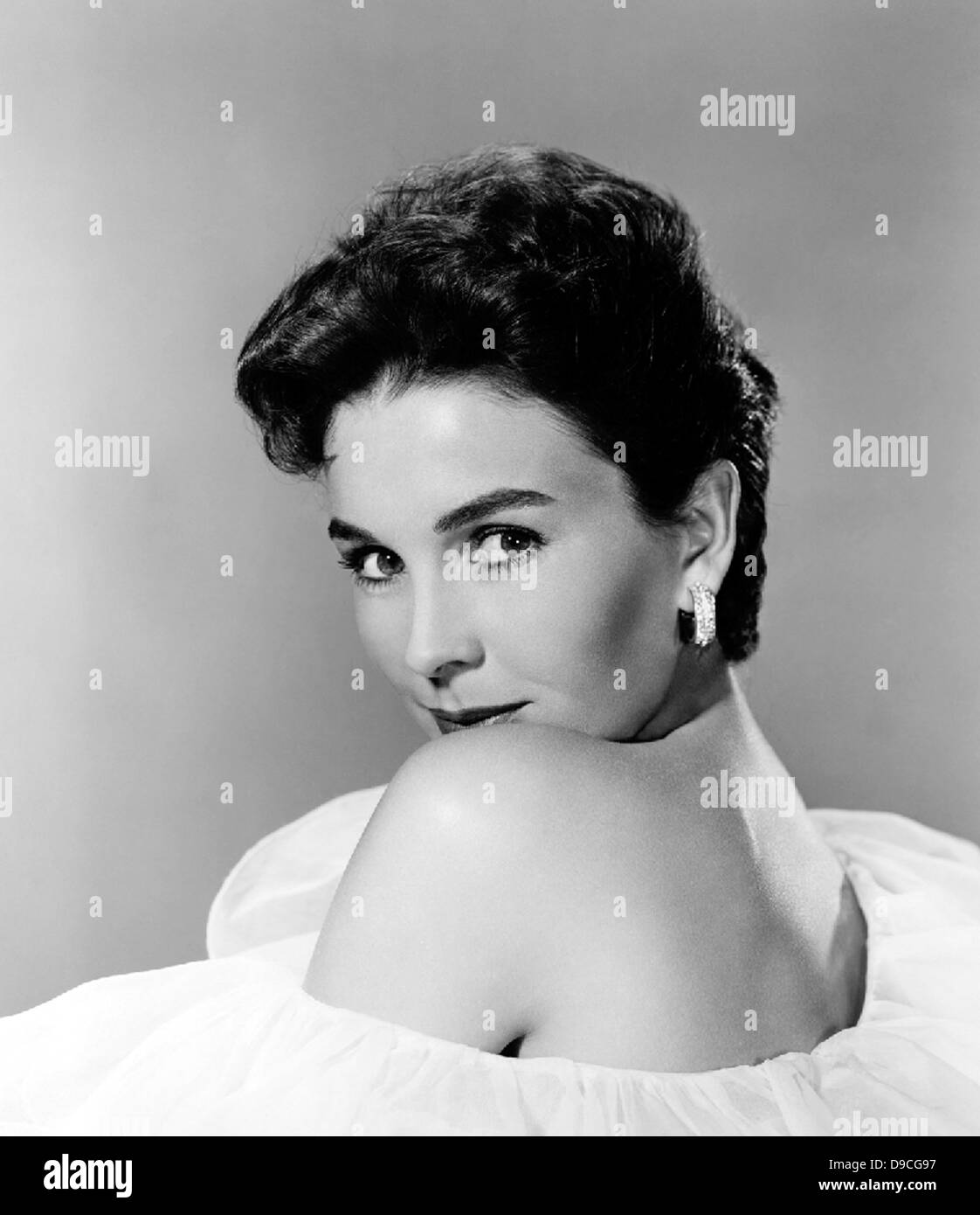 JEAN SIMMONS (1929-2010) Anglo-American film actress in 1956 Stock ...