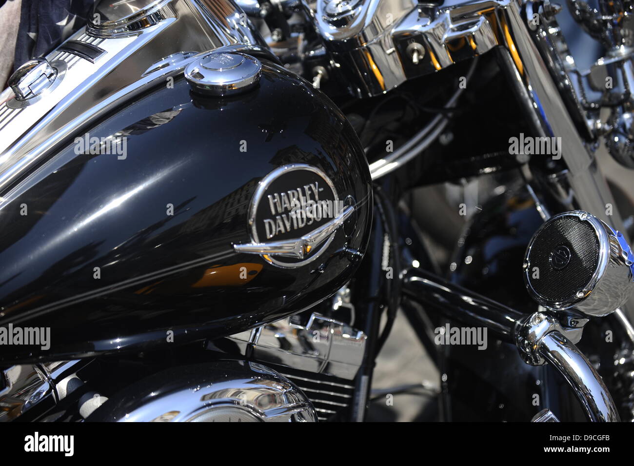 Harley-Davidson Enthusiasts Roll Into Rome. The low rumbling of some ...