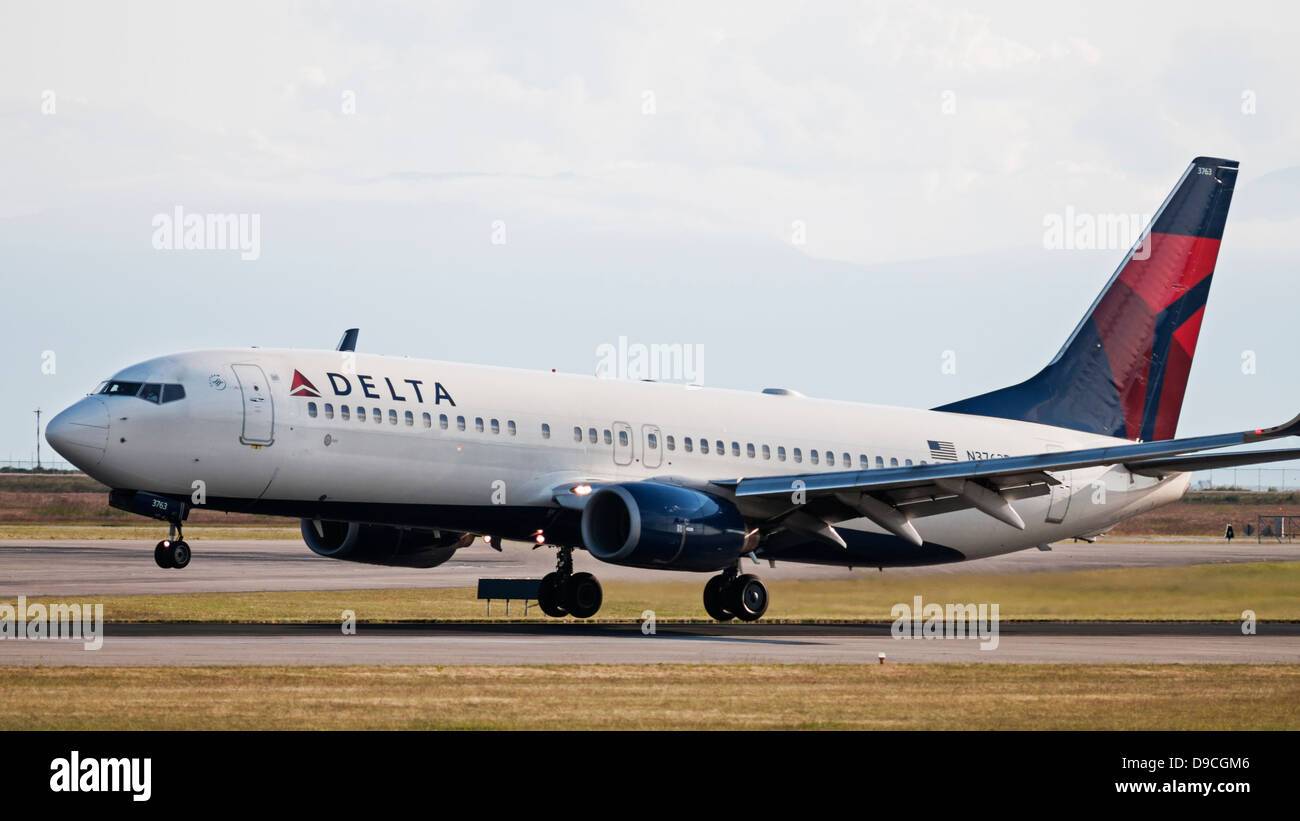 Delta Airplane Landing