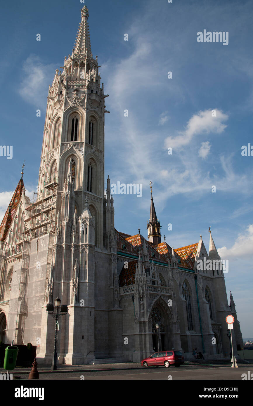St Matthias Church Mátyás-templom Buda, Budapest Hungary Stock Photo ...