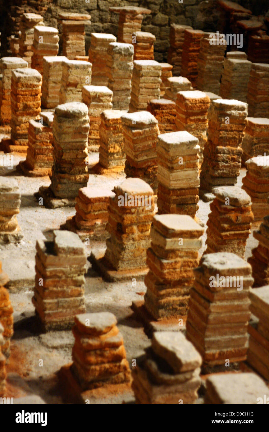 Roman baths heating hi-res stock photography and images - Alamy