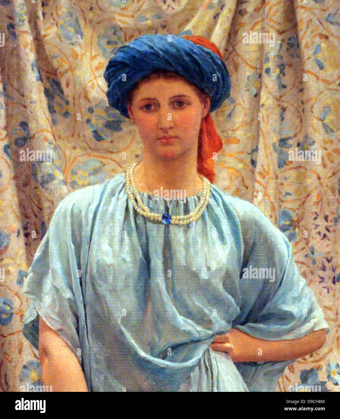 albert Moore (1841-93) 'Sapphires' 1877 the title reflects the colour ...