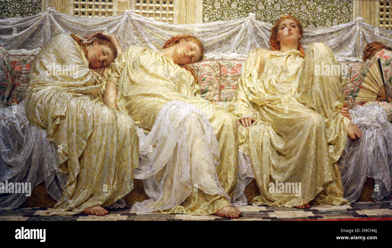 Albert moore dreamers hi-res stock photography and images - Alamy