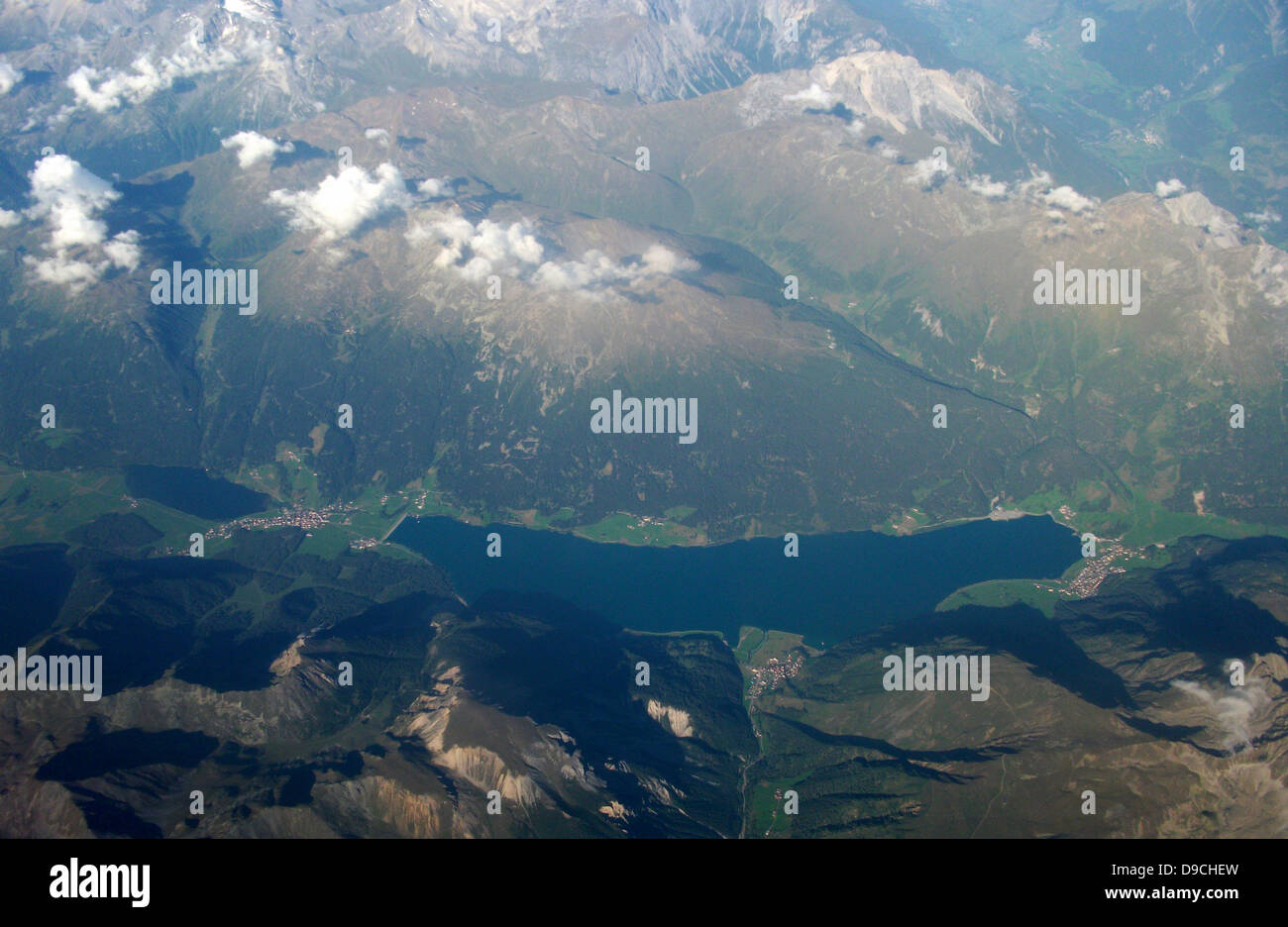 The Alps, one of the mountain range systems of Europe, stretching ...