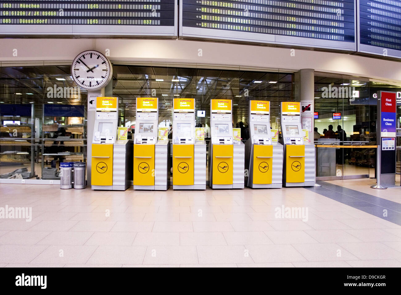 Check in terminals Stock Photo - Alamy