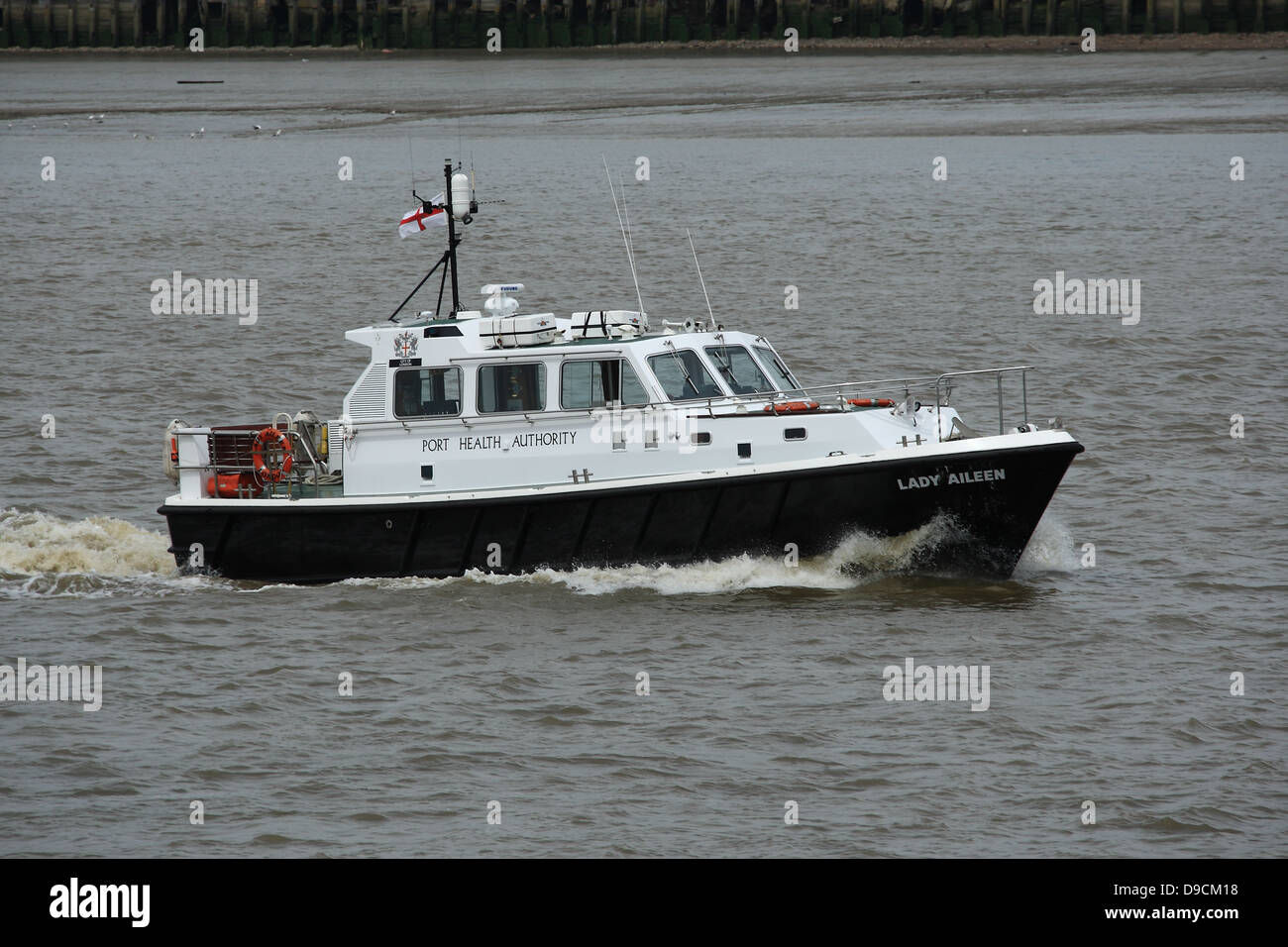 London Port Health Authority vessel Lady Aileen a port tender vessel ...