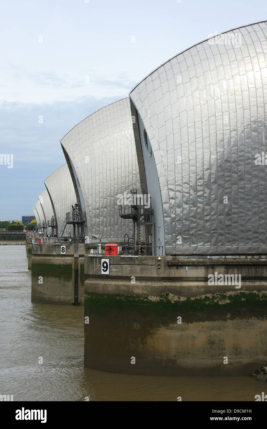 The Thames Barrier is one of the largest movable flood barriers in the ...