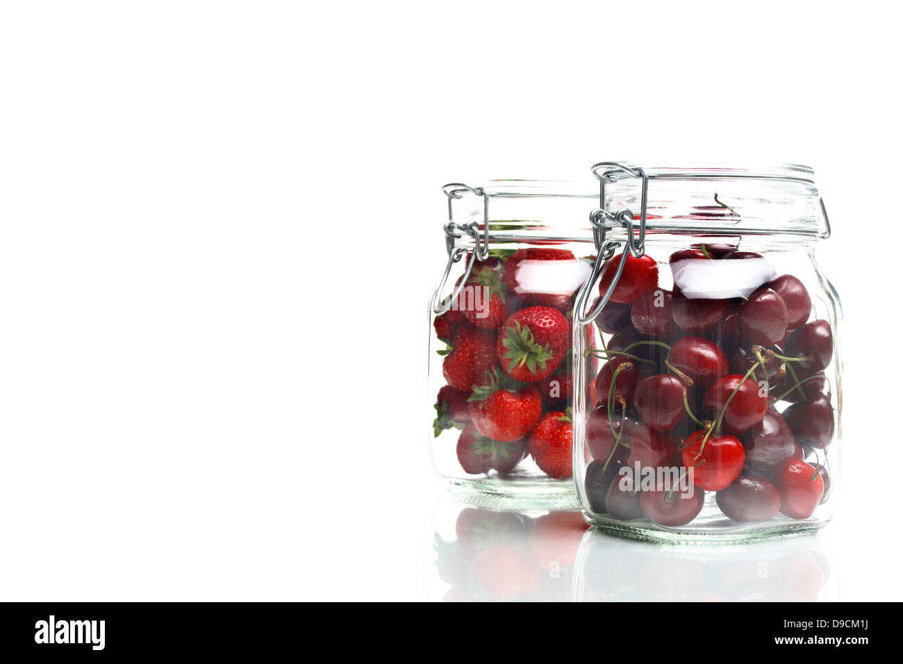 Fruit in the wake-up glass Stock Photo - Alamy