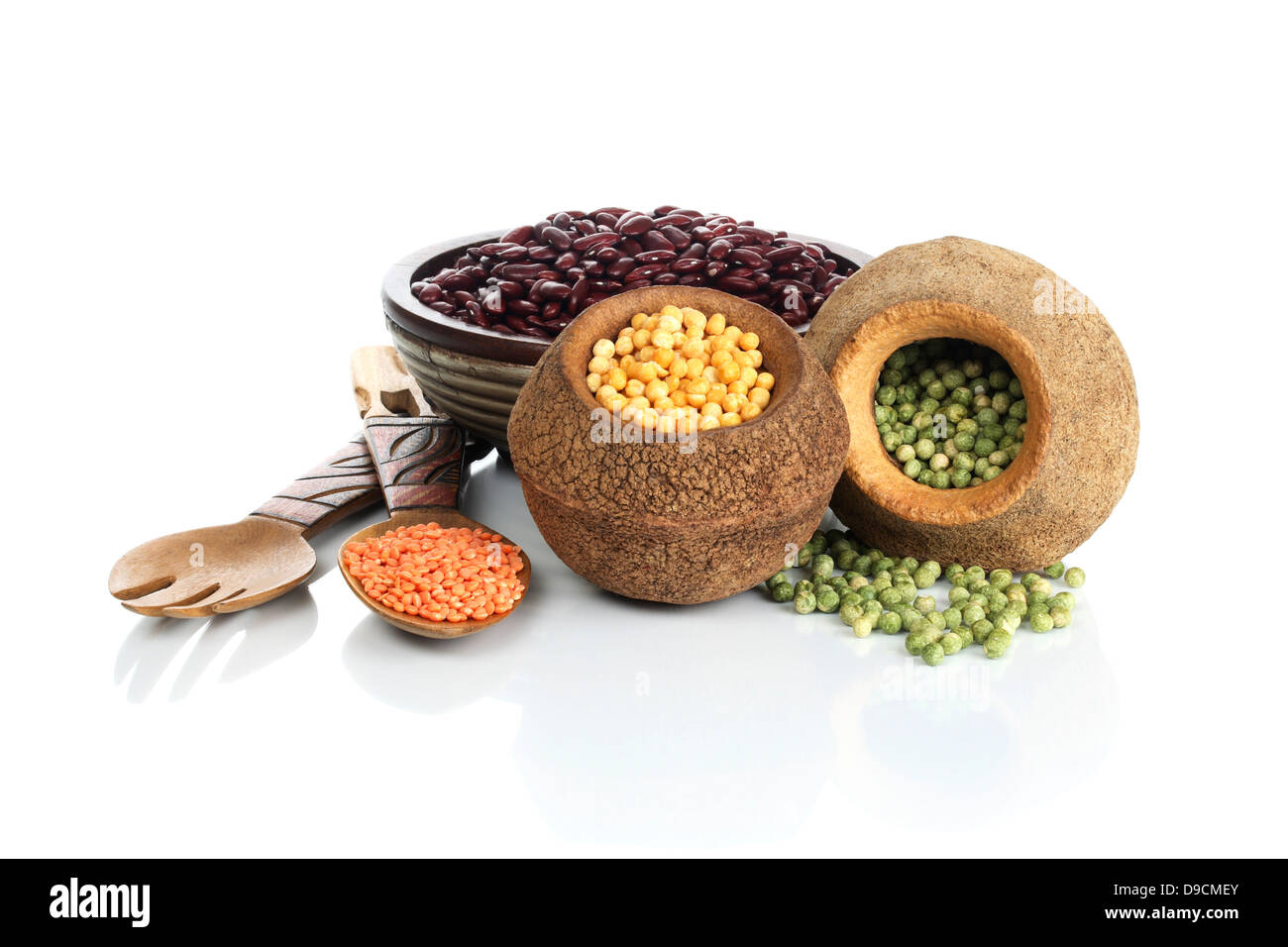 Peas, beans and lenses Stock Photo - Alamy