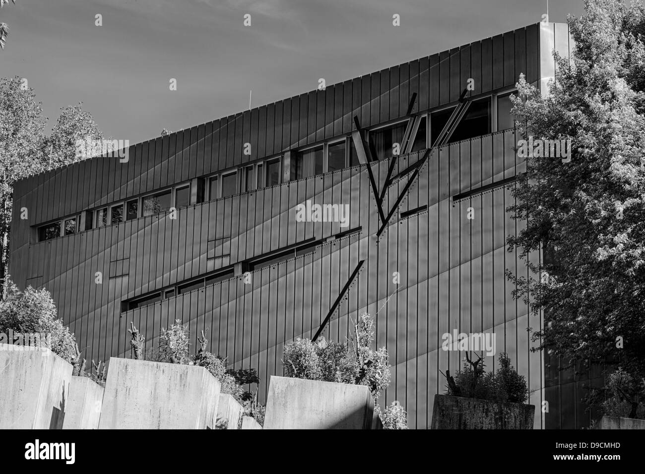 exterior of the Jewish Museum Berlin (Jüdisches Museum Berlin), Germany ...