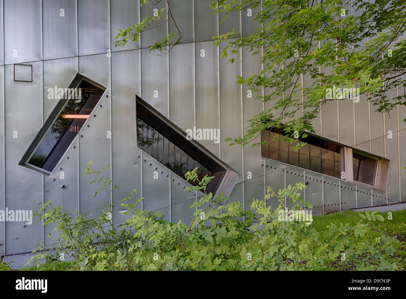 exterior of the Jewish Museum Berlin (Jüdisches Museum Berlin), Germany ...