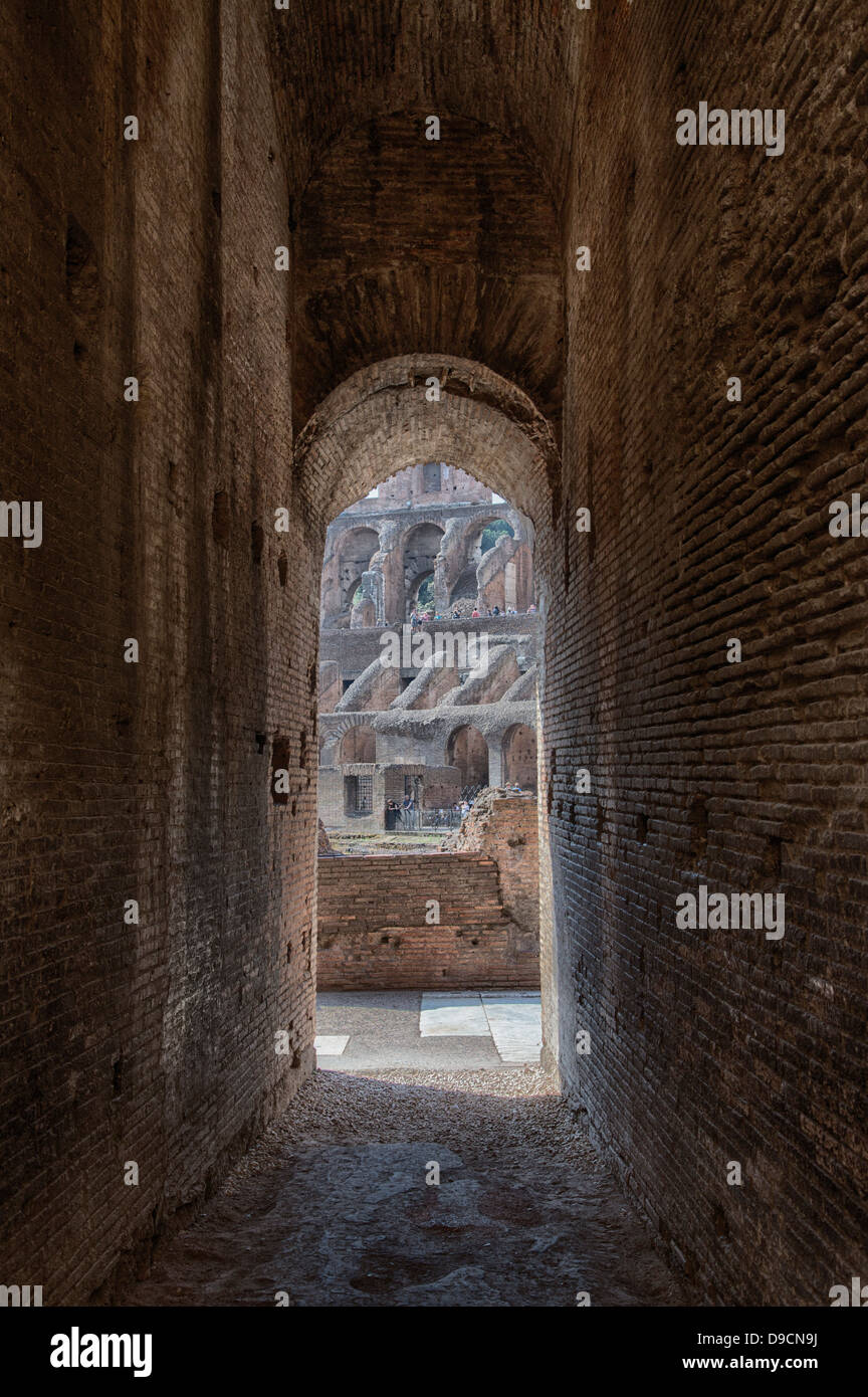 Colosseum rome interior vault hi-res stock photography and images - Alamy
