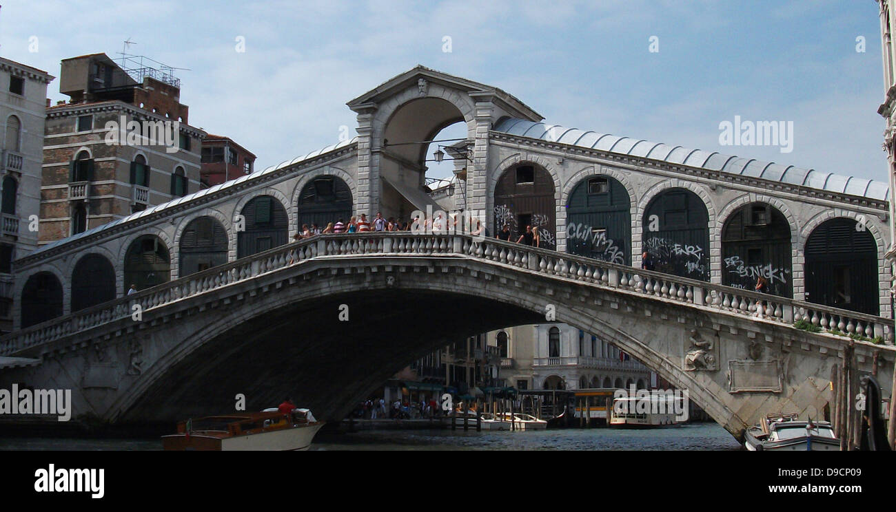 The Rialto Bridge (Italian: Ponte di Rialto) is one of the four bridges ...
