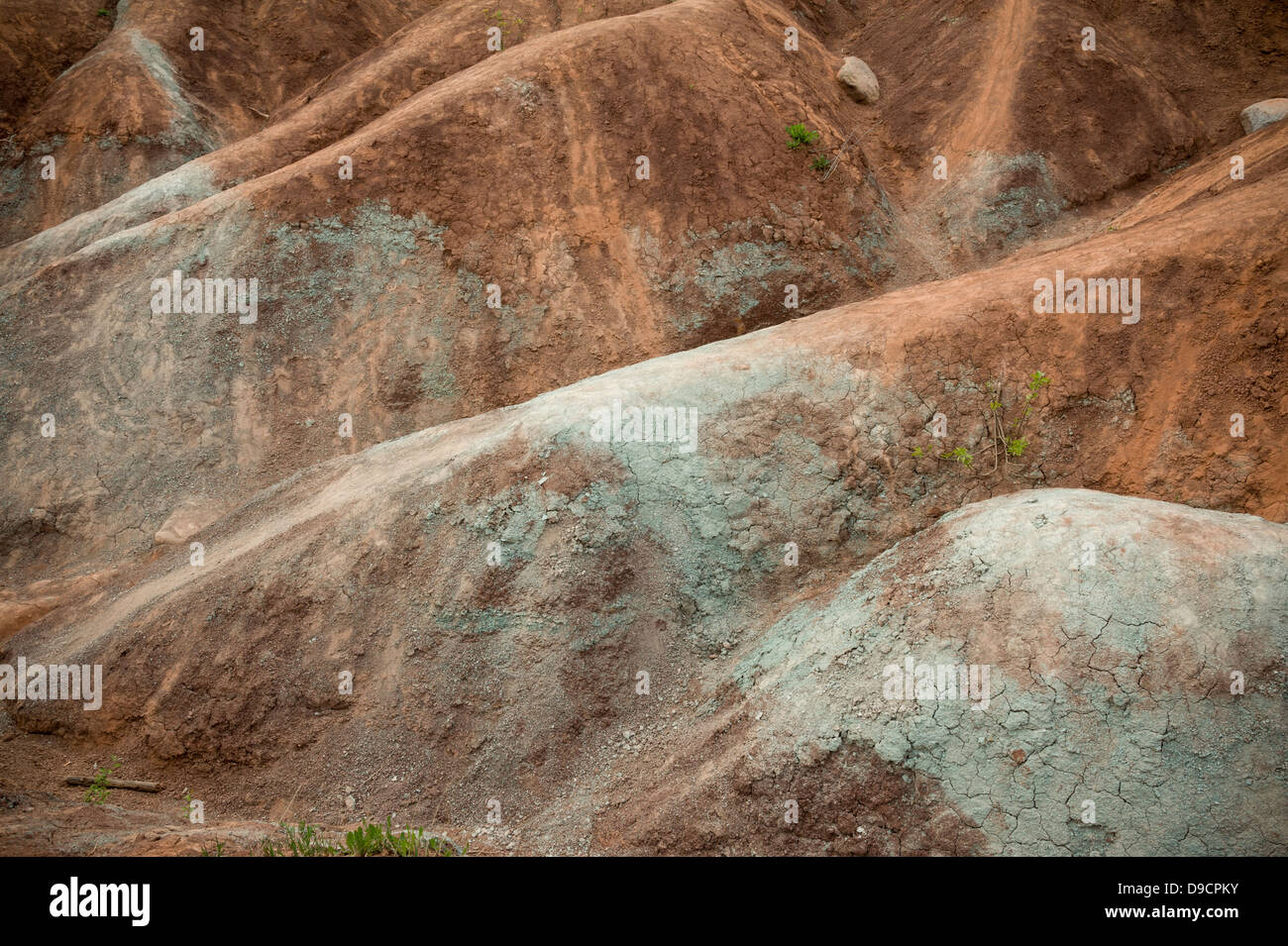 UNESCO World Biosphere Reserve, Cheltenham Badlands, Ontario Stock ...