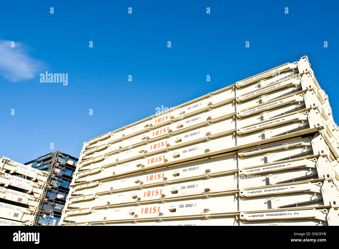 Stacked containers hi-res stock photography and images - Alamy