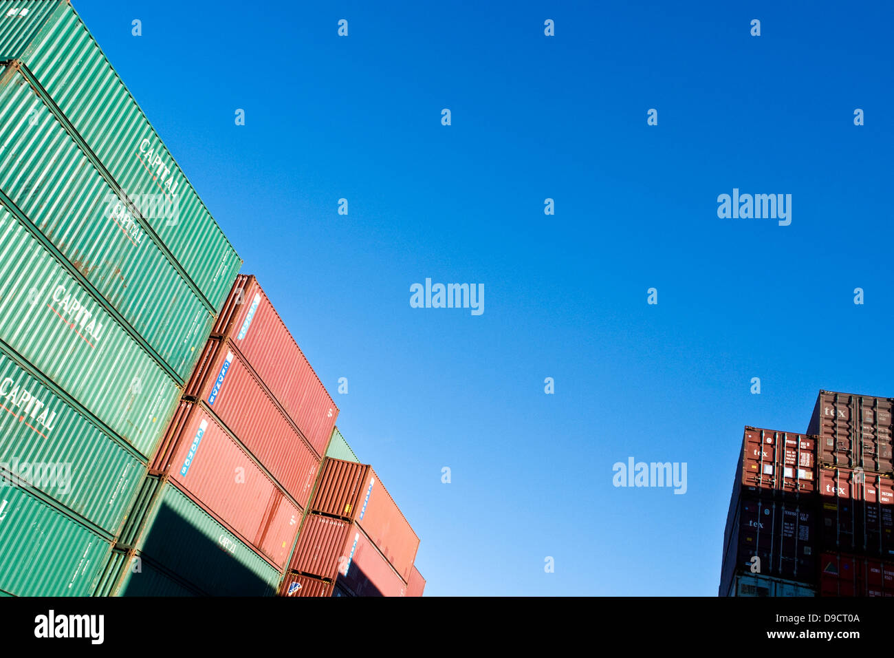 Container pile hi-res stock photography and images - Alamy