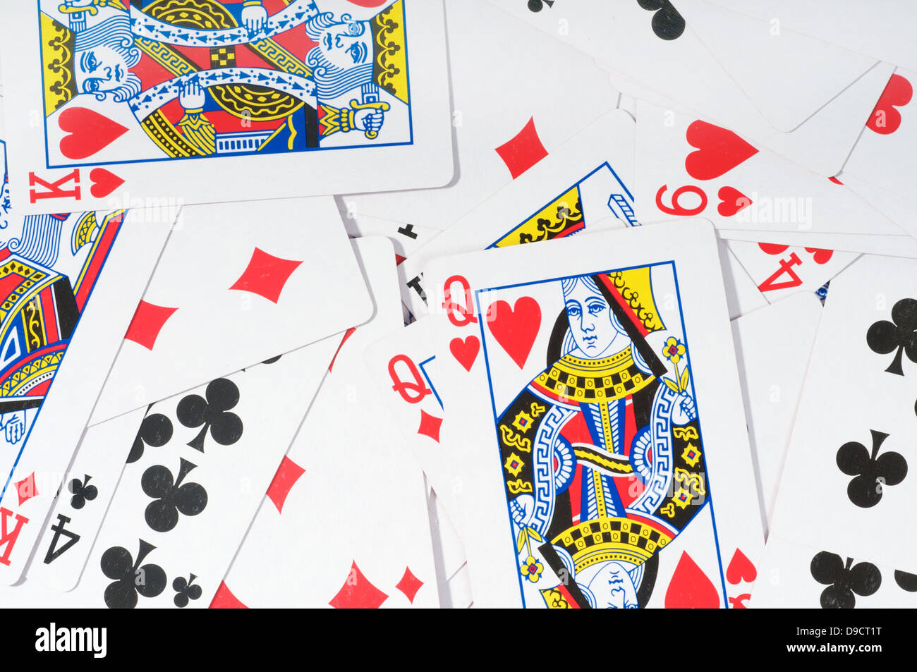 a pile of cards Stock Photo - Alamy