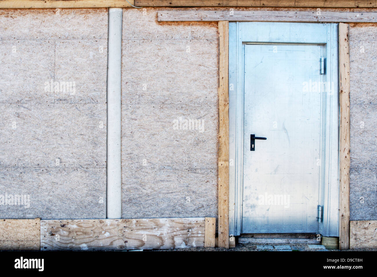 Building site door Stock Photo - Alamy