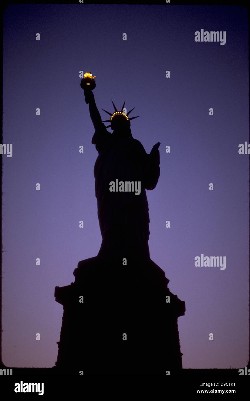 The Statue of Liberty National Monument, a symbol of freedom and ...