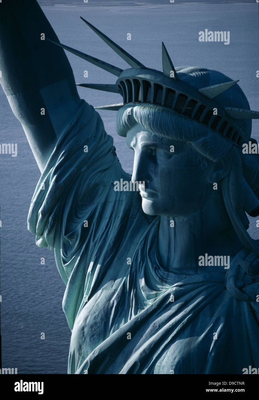 The Statue of Liberty National Monument, located in New York Harbor ...