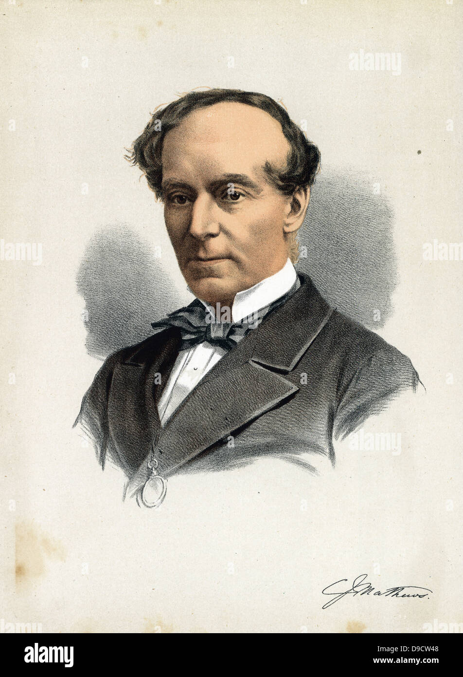 Charles James Mathews (1803-1878) English actor who excelled in light ...