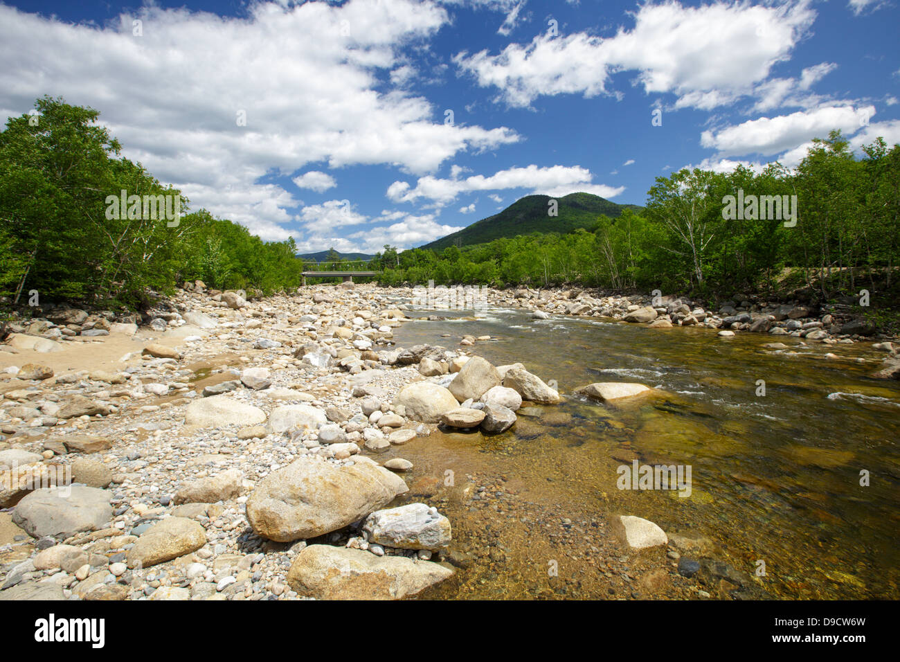 East Branch of the Pemigewasset River during the spring months near the ...