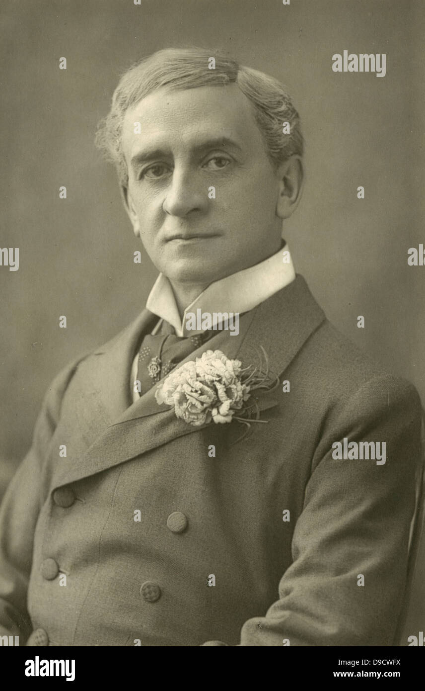 John Hare, born John Fairs, (1844-1921) c1890. English chracter actor ...