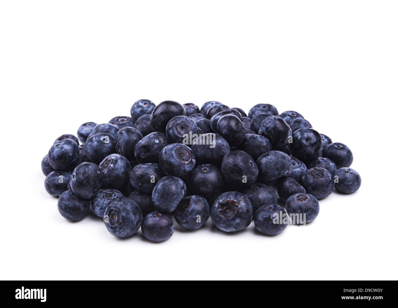 fresh bilberry fruits isolated on white background Stock Photo - Alamy