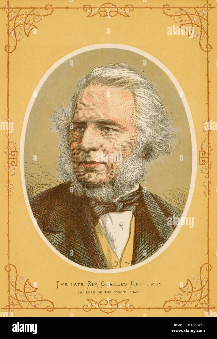 Charles Reed (1819-1881) English typefounder, Liberal politician and ...