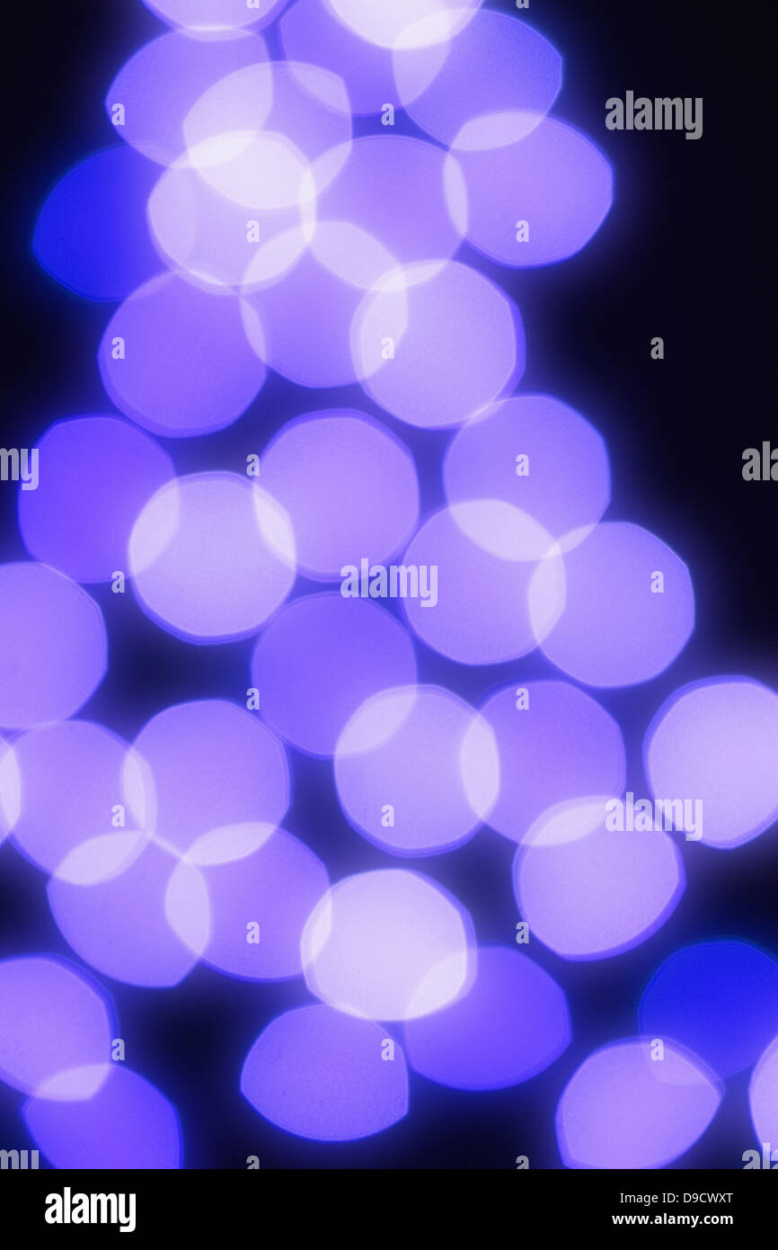 Violet light dots Stock Photo - Alamy