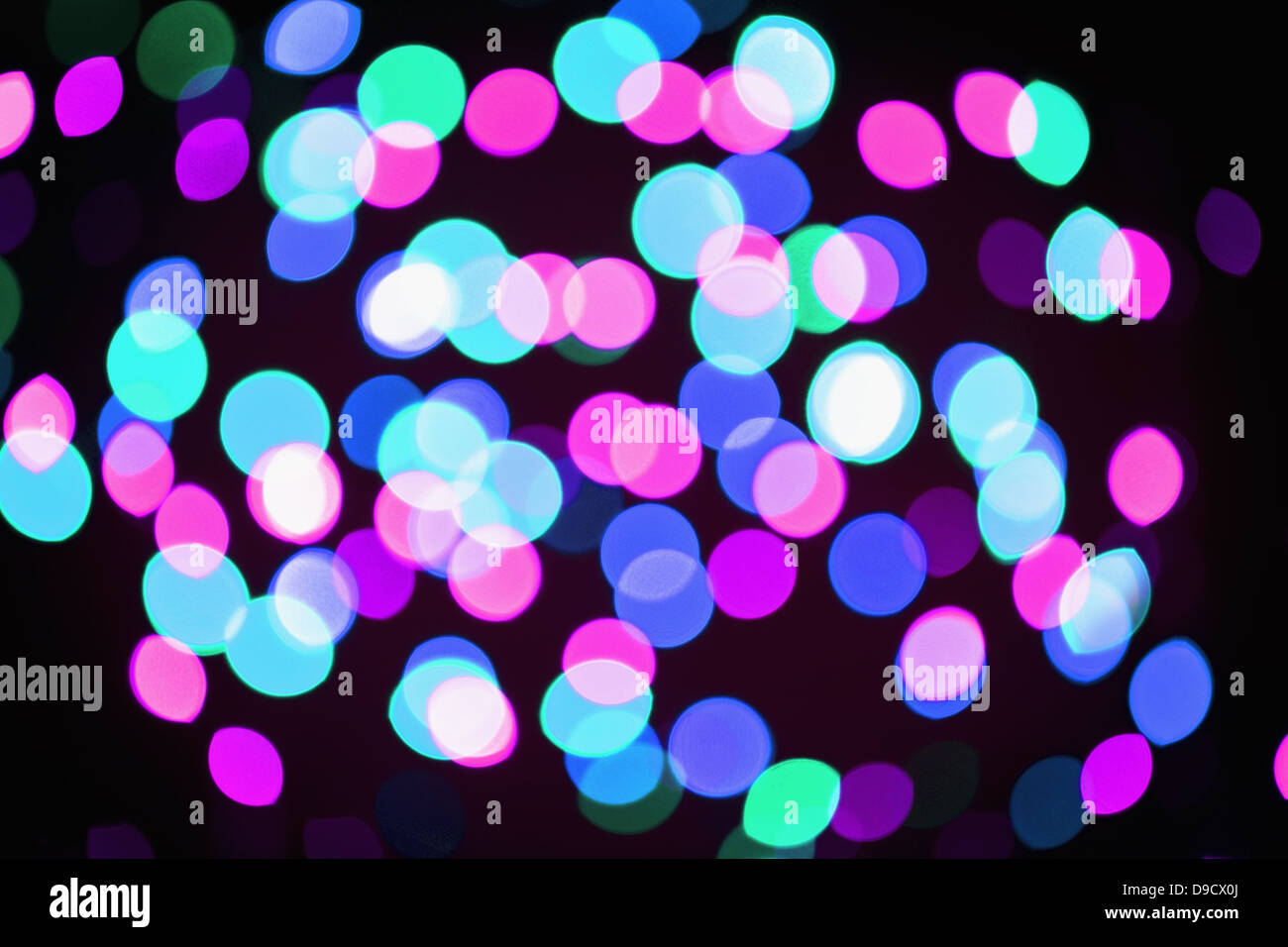 Colored light dots Stock Photo - Alamy