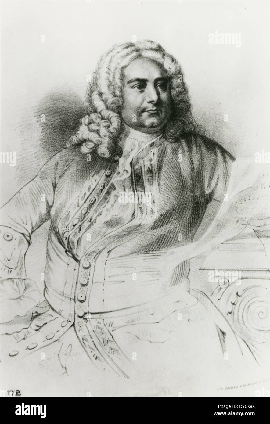 George Frederic Handel (1685-1759) German Baroque composer who settled ...