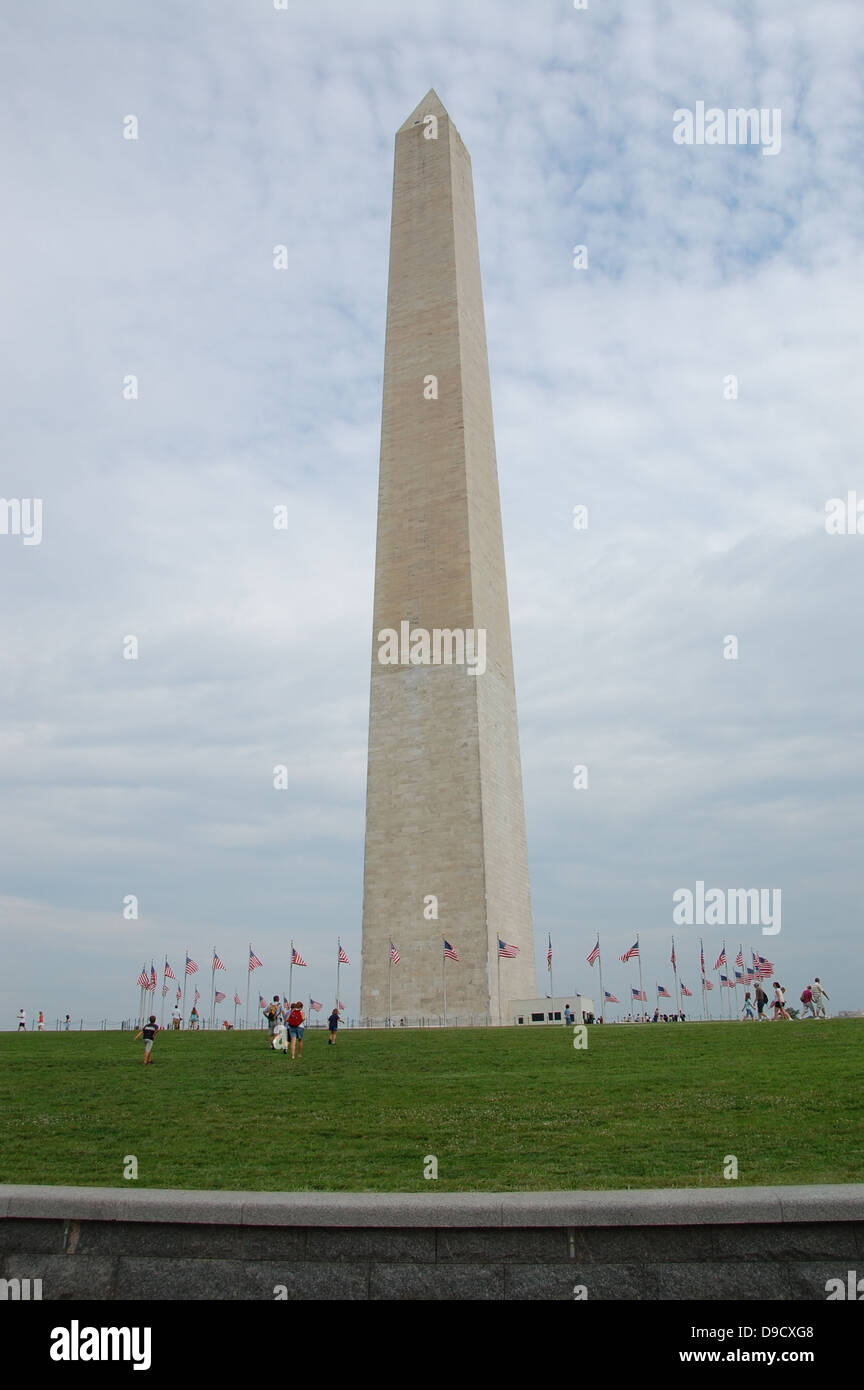 The Washington Monument, located in Washington, D.C., stands as a ...
