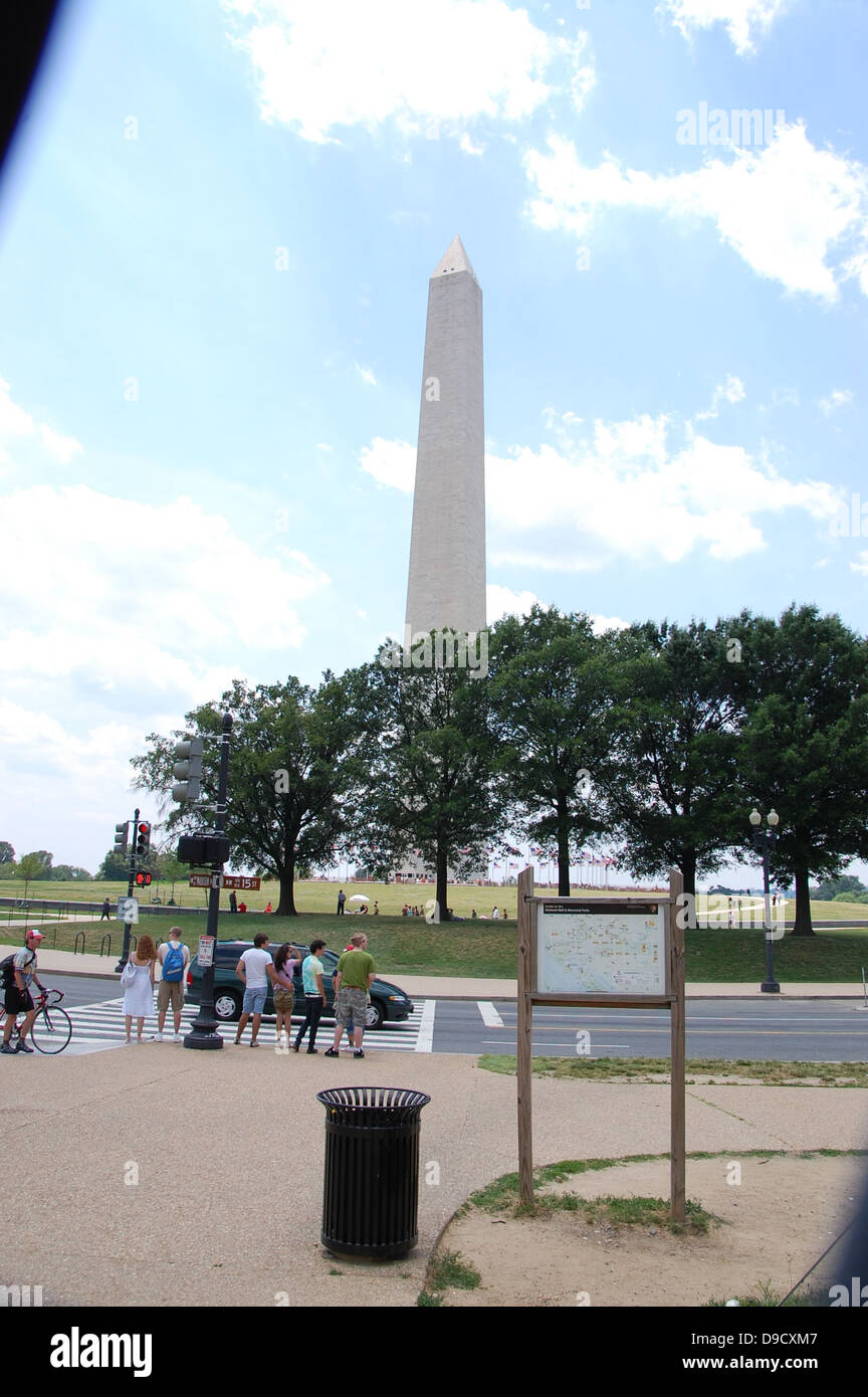 The Washington Monument, located in Washington D.C., is a prominent ...