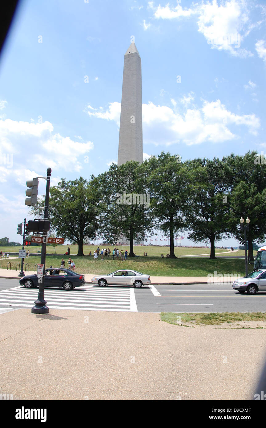 The Washington Monument, located in Washington, D.C., is an iconic ...