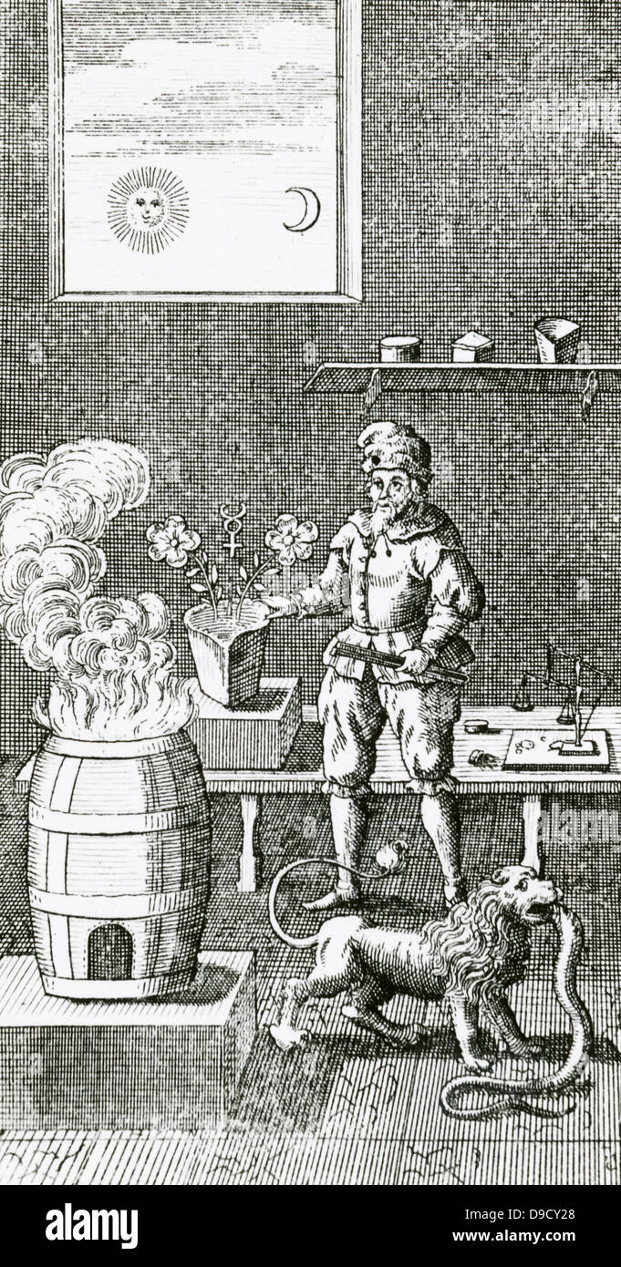 Twelfth key of Basil Valentine, showing the Philosophers Stone must ...