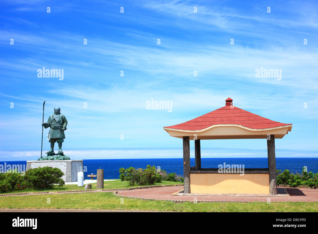 Statue at Cape Benkei, Hokkaido Stock Photo - Alamy