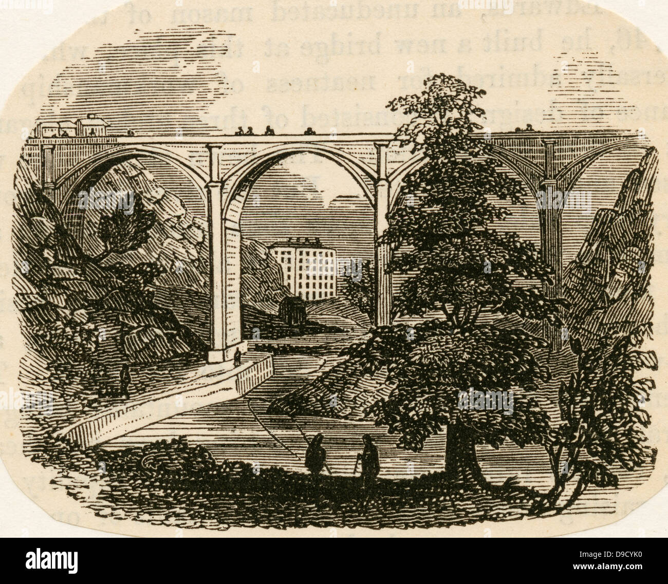 Dean Bridge, Edinburgh, Scotland: road bridge built to the design of ...
