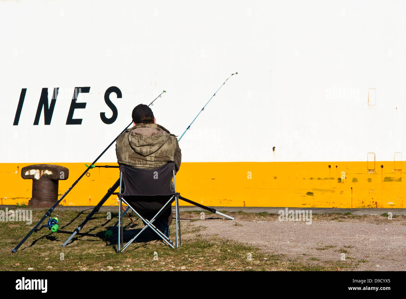 Seated angler hi-res stock photography and images - Alamy