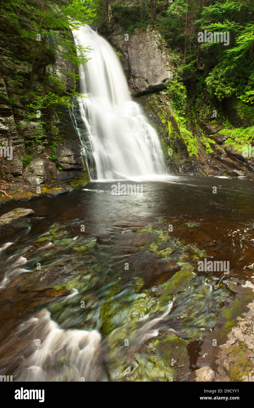MAIN WATERFALLS BUSHKILL FALLS THEME PARK BUSHKILL CREEK PIKE COUNTY ...