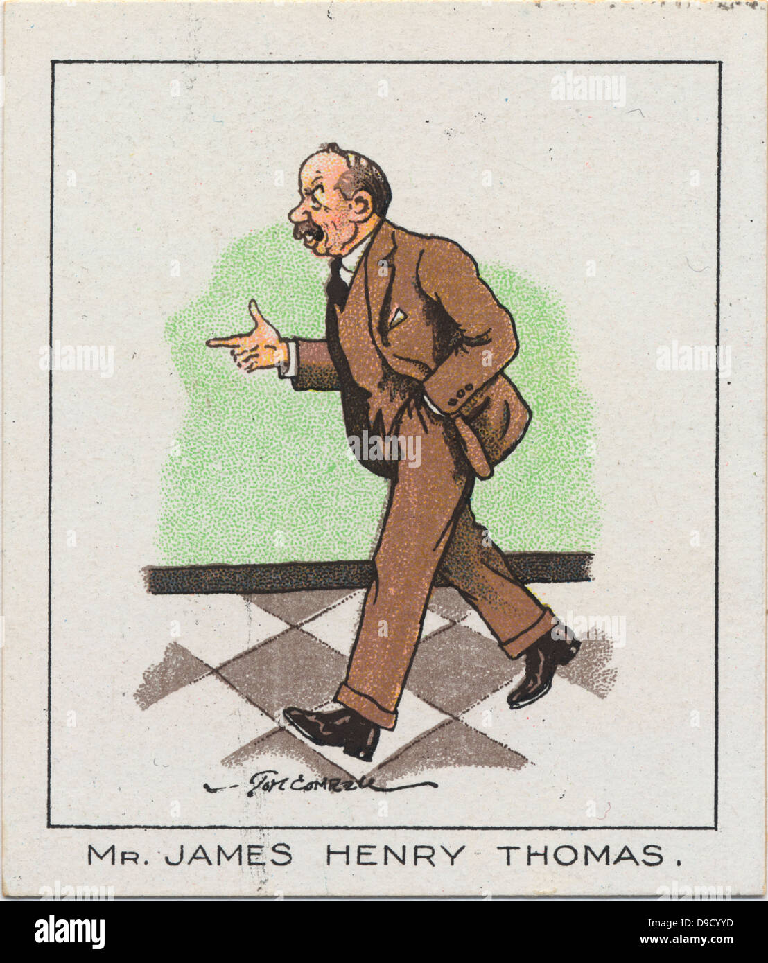 James Henry Jimmy Thomas (1874-1949) British trade unionist and Labour ...