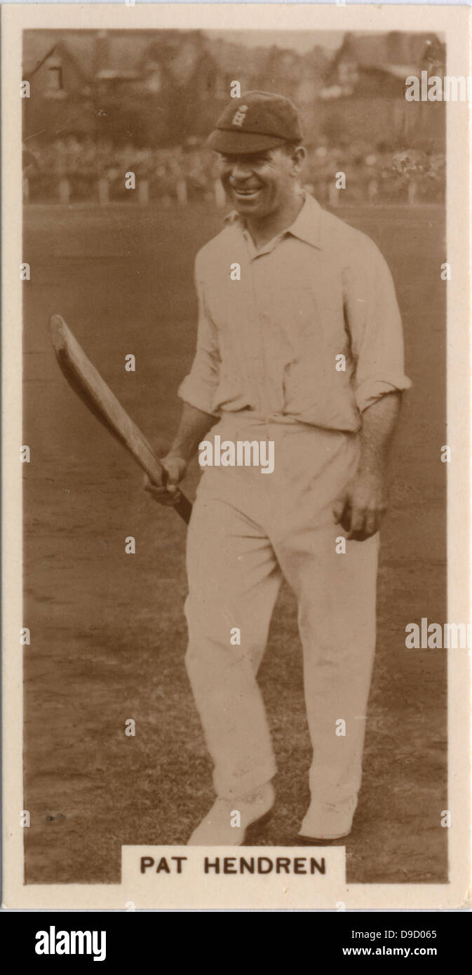 Elias Henry Patsy Hendren (1889-1962) English Test cricketer ...