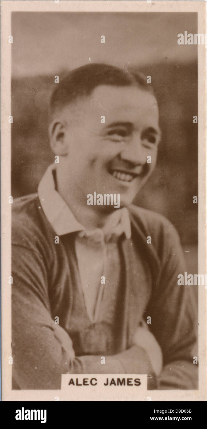 Alexander Wilson Alec James (1901-1953), Scottish footballer who played ...