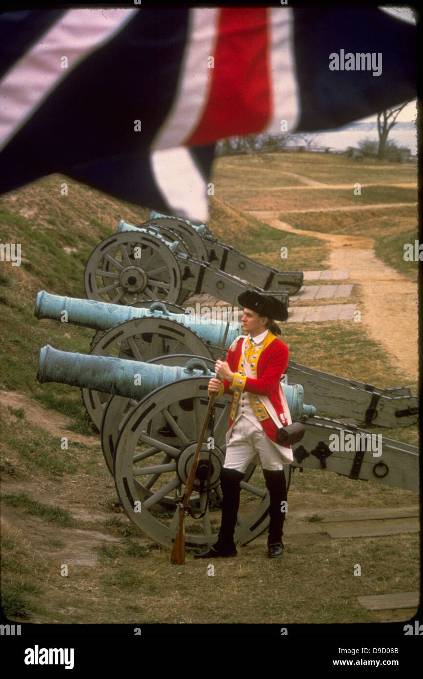 Yorktown Battlefield, part of Colonial National Historical Park, marks ...