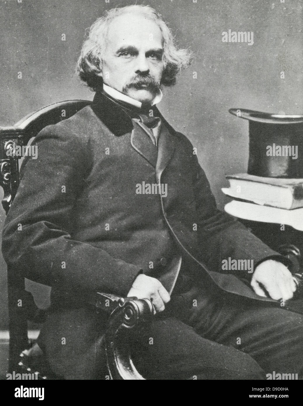 Nathaniel hawthorne 1804 1864 in 1860 hi-res stock photography and ...