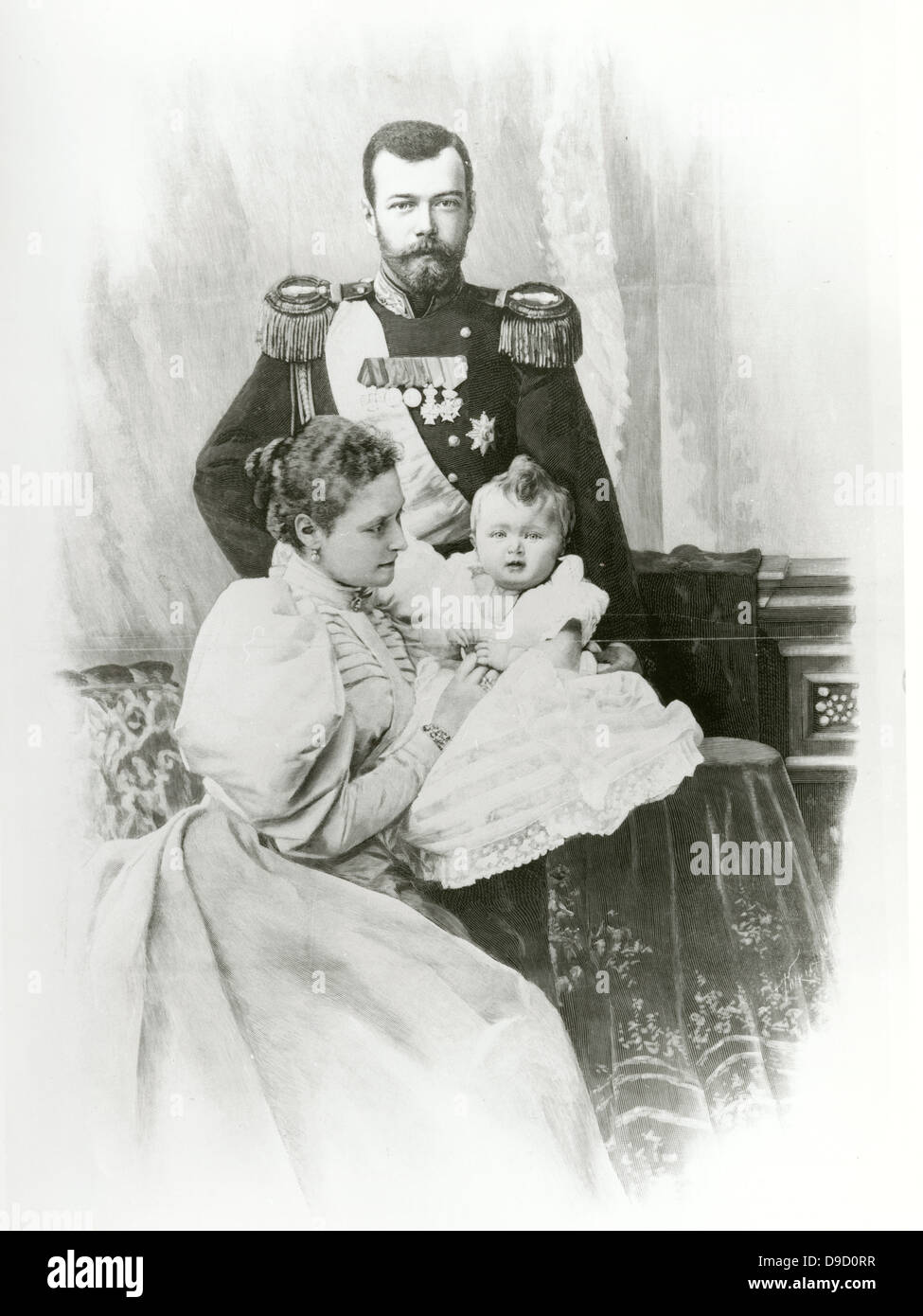 Nicholas Og Alexandra Romanov Monument To The Meeting Of Nicholas II