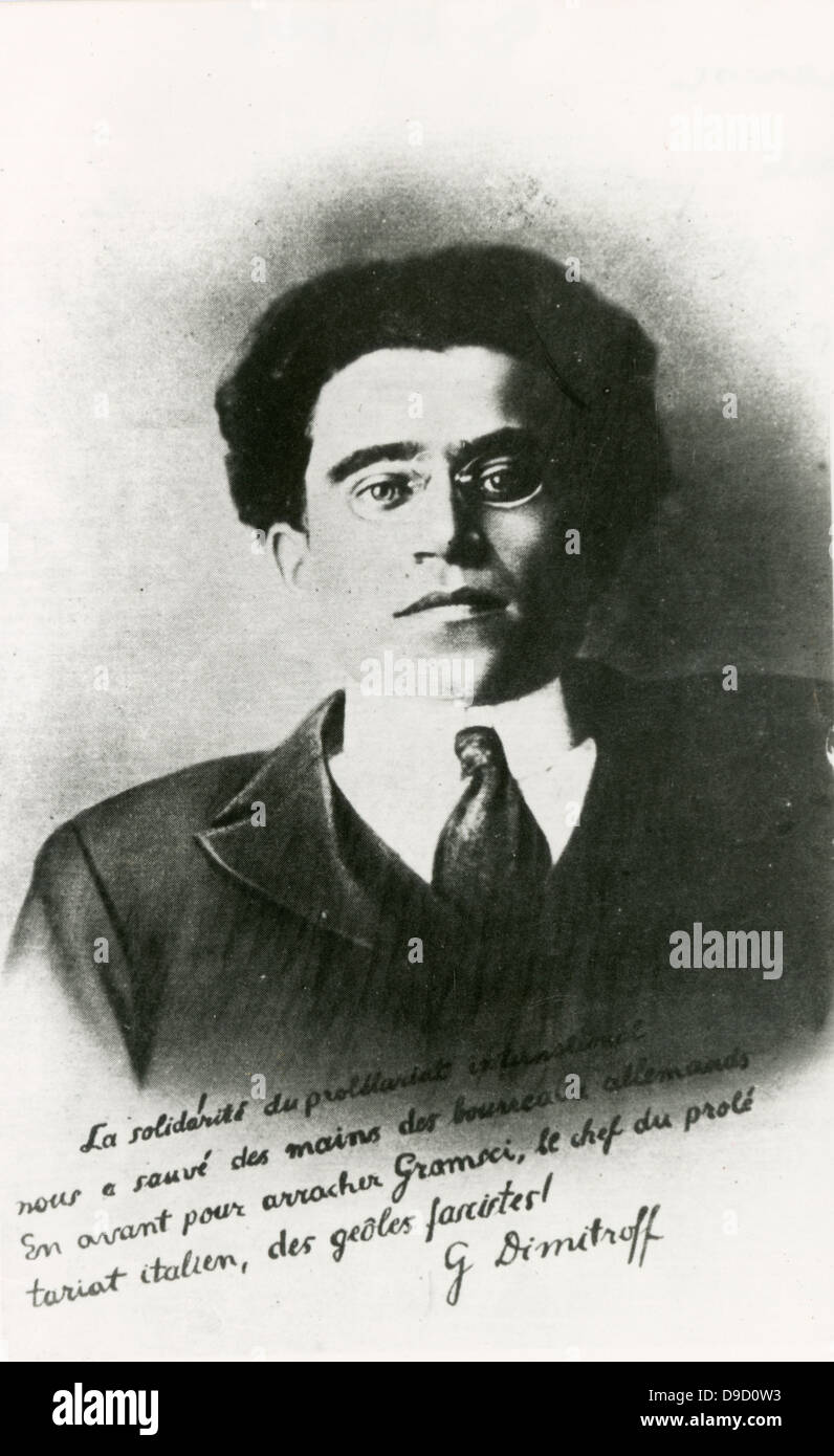 Antonio Gramsci (1891-1937) Italian writer, political philosopher ...