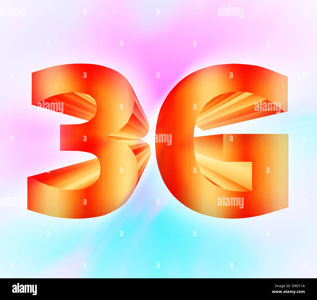 abstract of 3G network symbol Stock Photo - Alamy