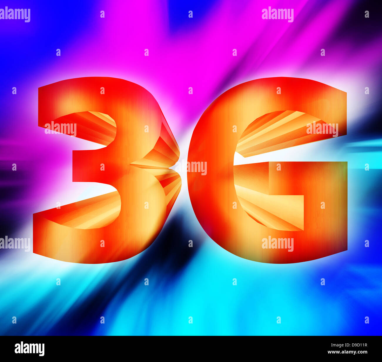 abstract of 3G network symbol Stock Photo - Alamy